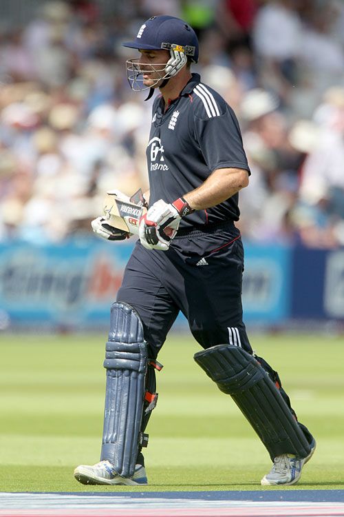 Michael Yardy was sent in up the order and was out moments later ...