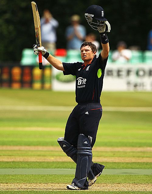 Ian Bell celebrates his century for England Lions | ESPNcricinfo.com