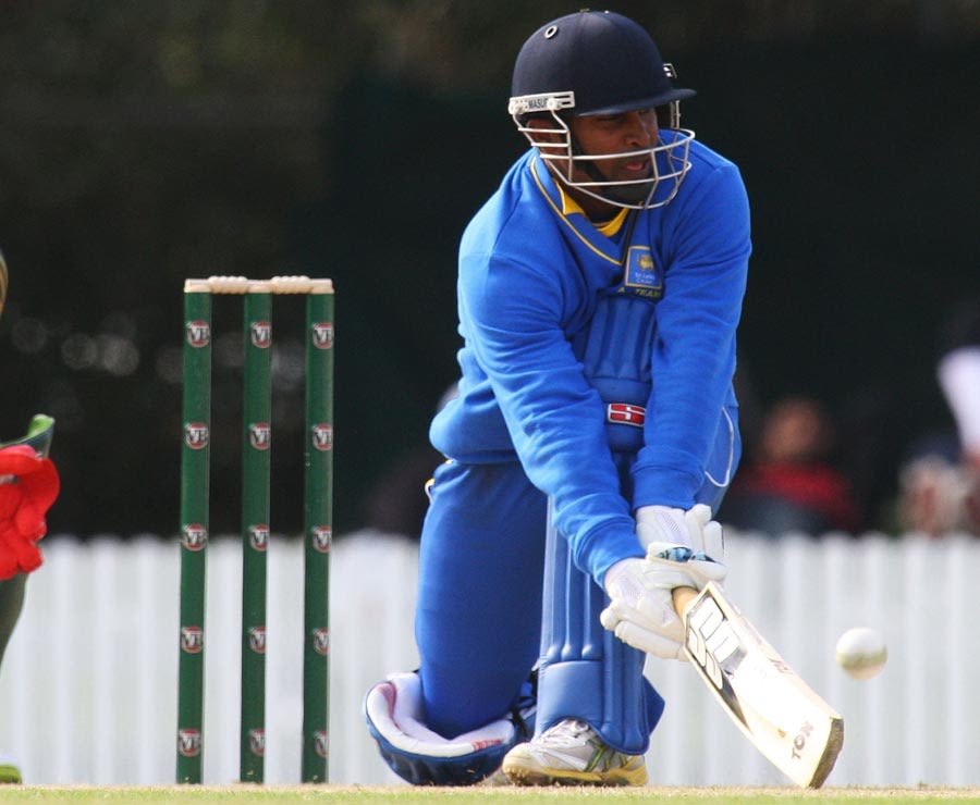 Chamara Silva made only the second century of his List A career ...