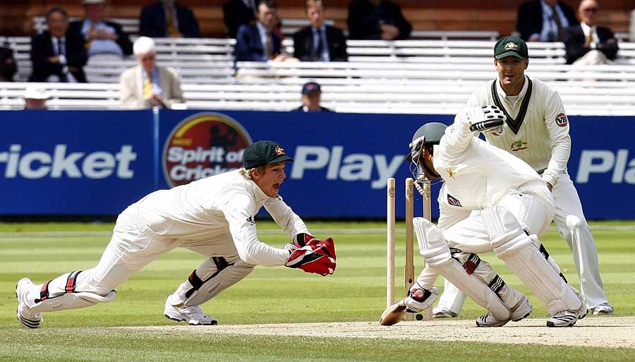 Tim Paine completes the stumping to remove Salman Butt | ESPNcricinfo.com