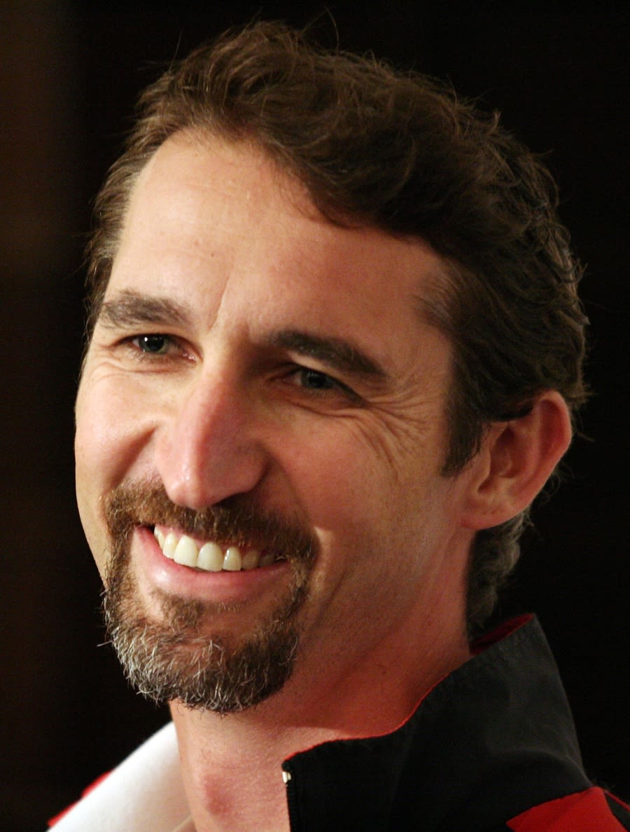 Jason Gillespie smiles at the press conference where he announced his ...