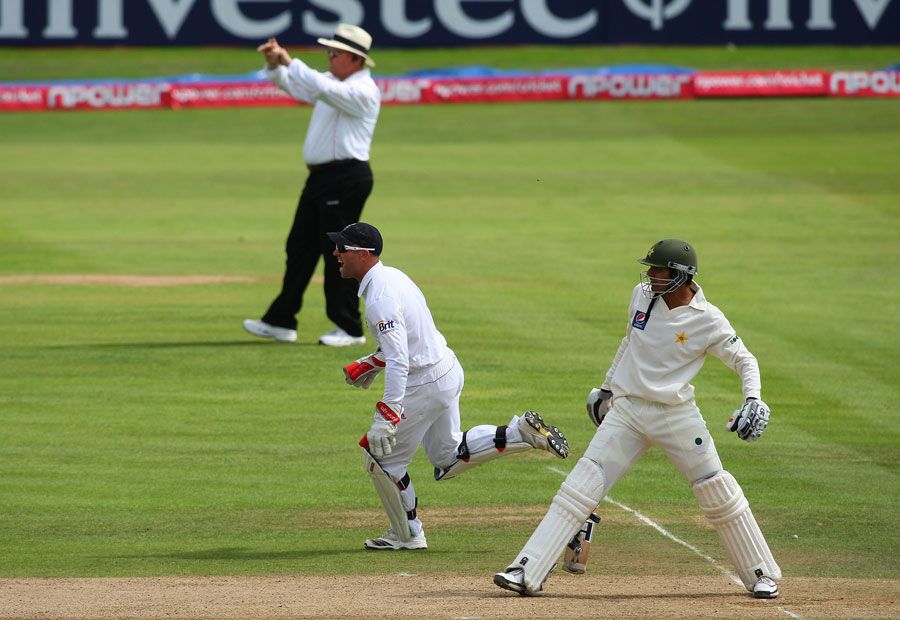 Matt Prior celebrates after stumping Umar Amin | ESPNcricinfo.com