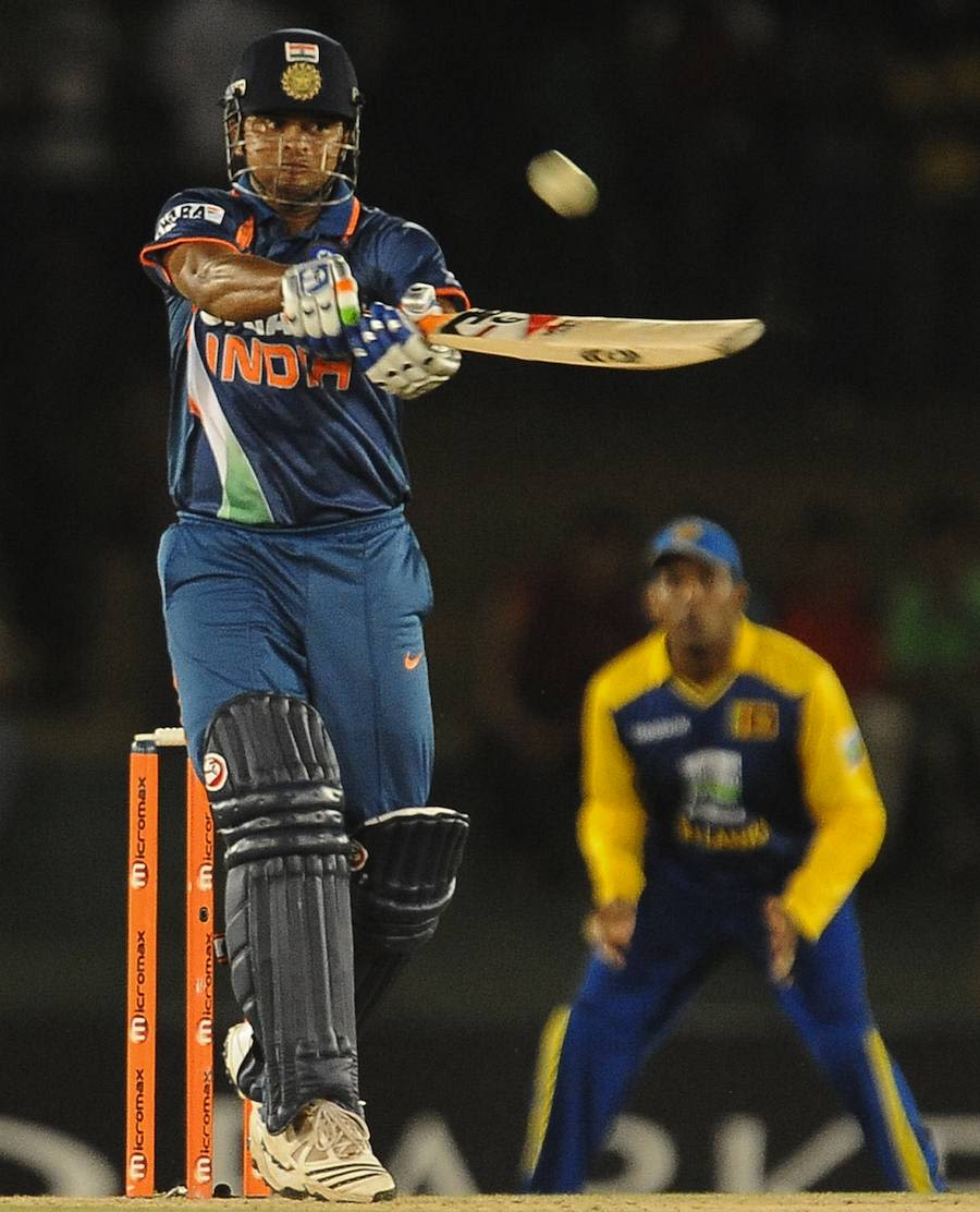 Suresh Raina was caught off a pull | ESPNcricinfo.com