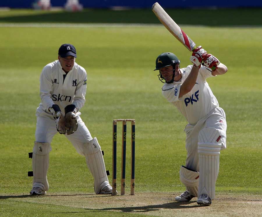Ali Brown kept up Nottinghamshire's attacking mindset with 76 ...
