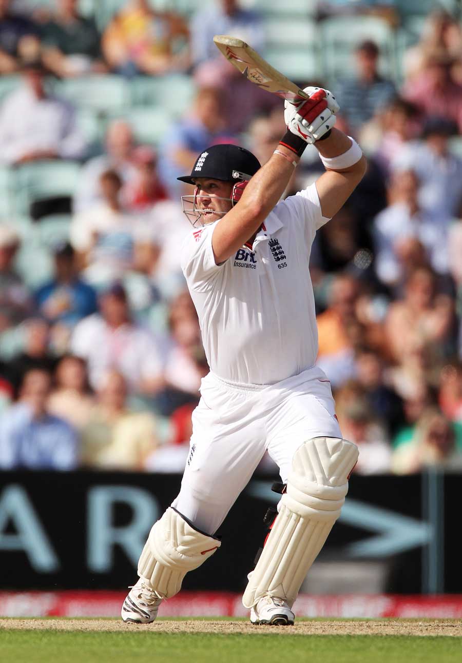 Matt Prior brought up his fifty from 92 deliveries as England fought ...