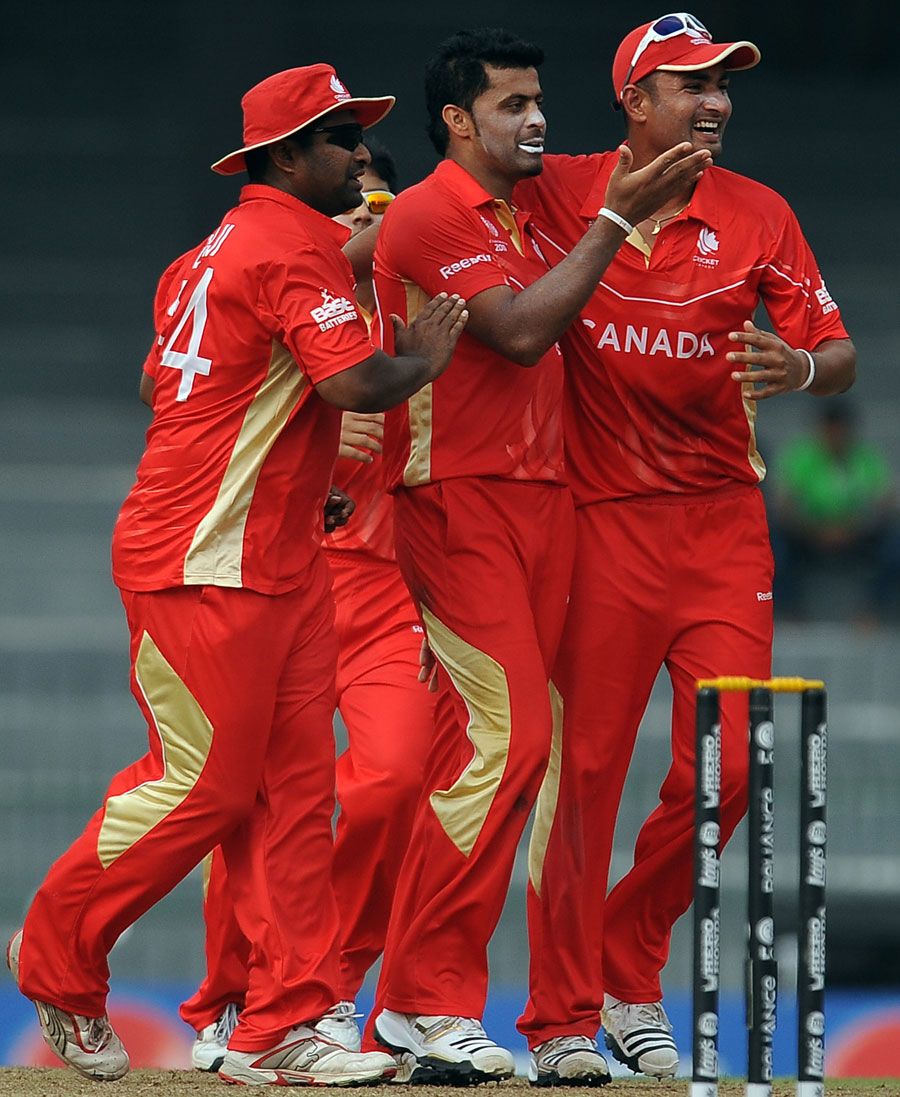 Canada Are All Smiles After Knocking Over Kamran Akmal