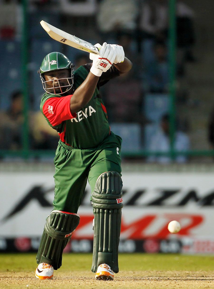 Thomas Odoyo drives during his 51 | ESPNcricinfo.com
