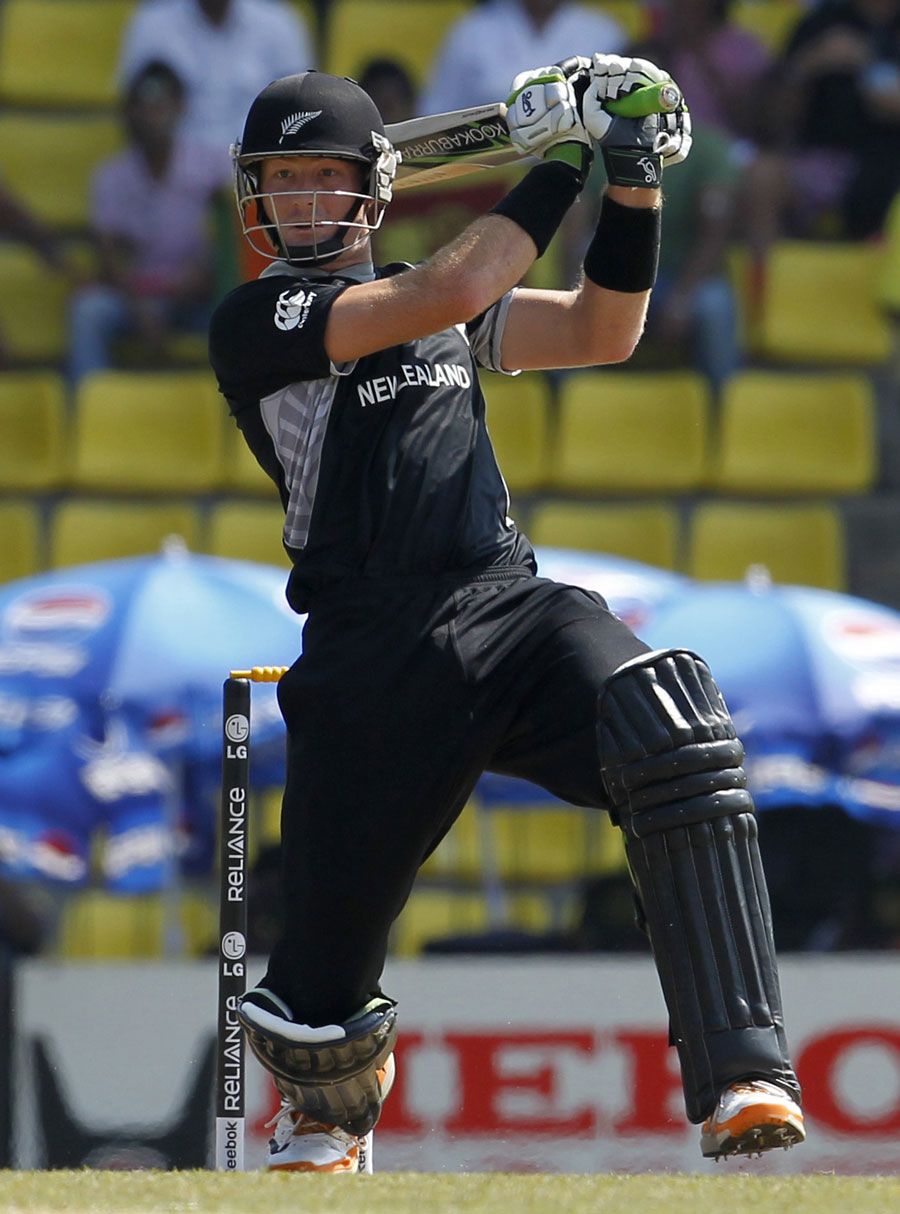 Martin Guptill slaps the ball through the off side | ESPNcricinfo.com