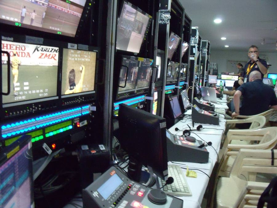 The EVS in the ESPN Star control room at a game | ESPNcricinfo.com