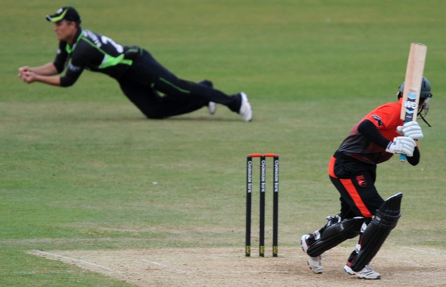 Rory Hamilton-Brown took a sharp catch to remove Matthew Boyce ...