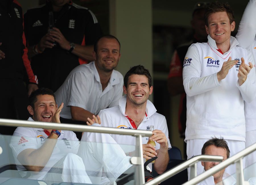 England had plenty to smile about after a comprehensive win ...