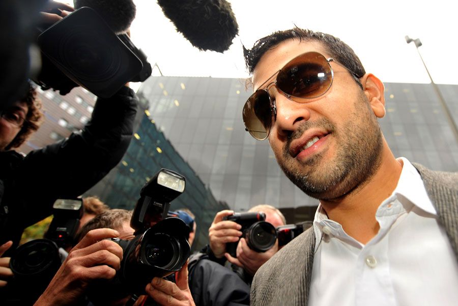 Mazhar Majeed arrives at Southwark Crown Court | ESPNcricinfo.com