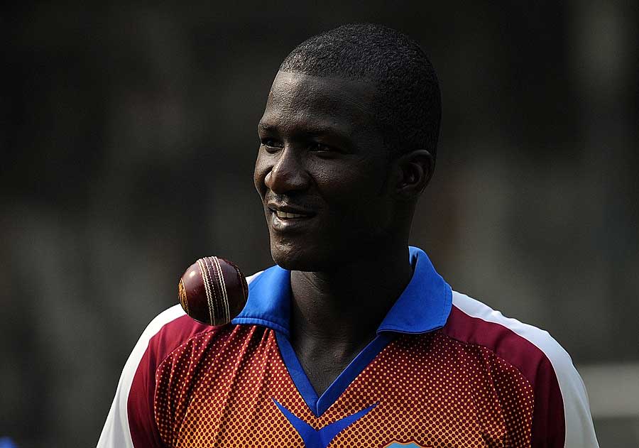 Darren Sammy at a practice session in Delhi | ESPNcricinfo.com