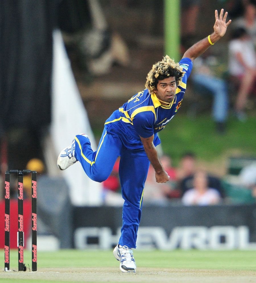 Lasith Malinga in his follow-through | ESPNcricinfo.com