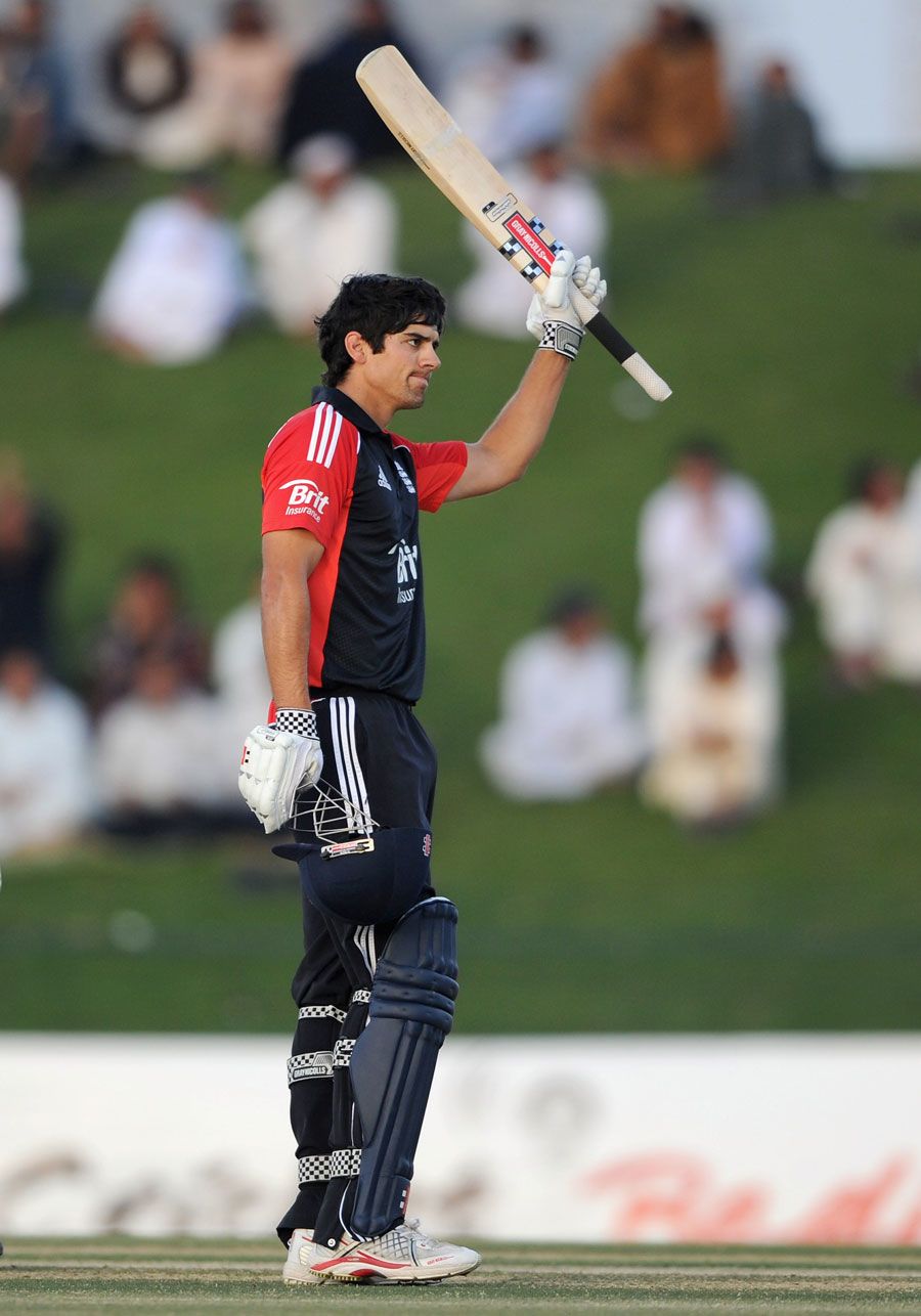 Alastair Cook celebrates consecutive hundreds | ESPNcricinfo.com