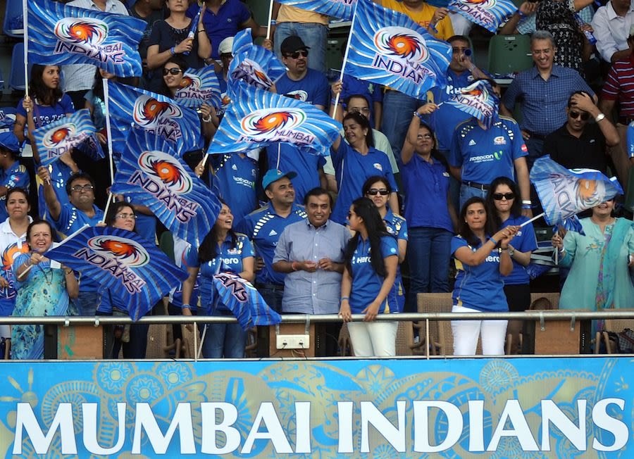 Mukesh Ambani and Mumbai Indians fans | ESPNcricinfo.com