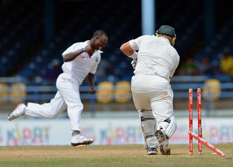 West Indies v Australia, 2nd Test, Port-of-Spain: Kemar Roach honours ...