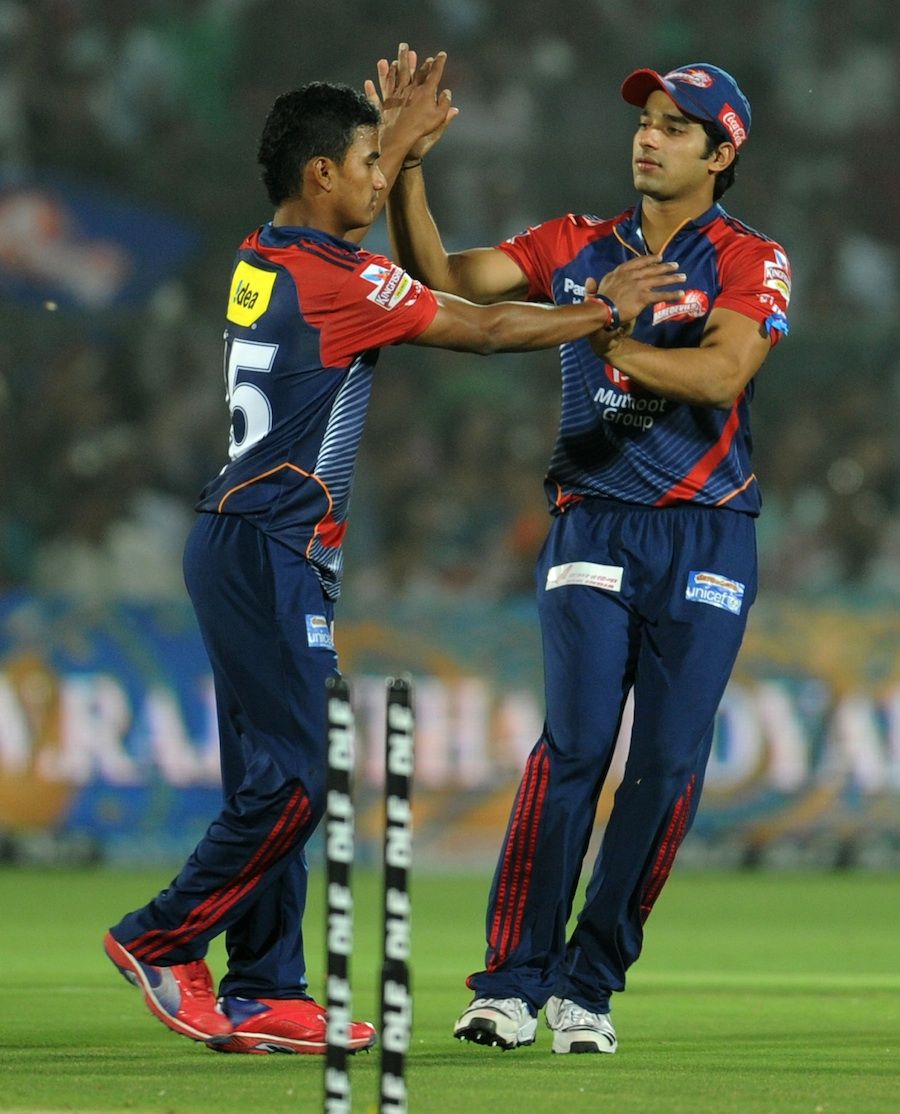 RR vs DC Cricket Scorecard, 43rd match at Jaipur, May 01, 2012