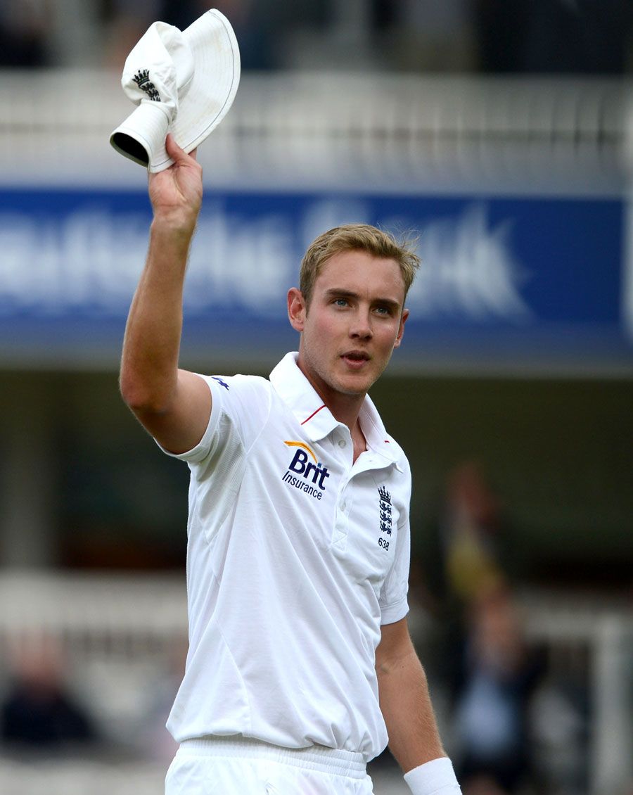 Stuart Broad recorded his fifth five-wicket haul in Tests ...