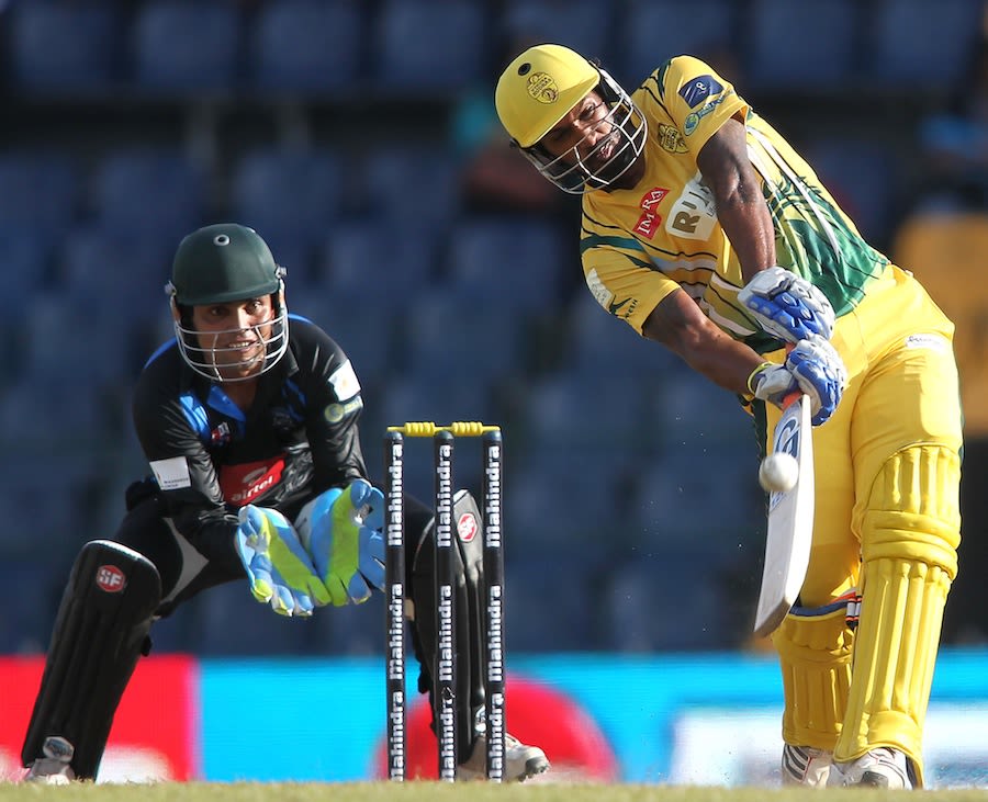 Chamara Kapugedera goes for a big shot | ESPNcricinfo.com