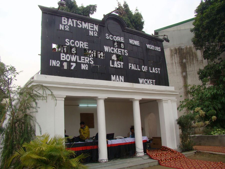 The pavilion at the Roshanara Club ground in Delhi | ESPNcricinfo.com