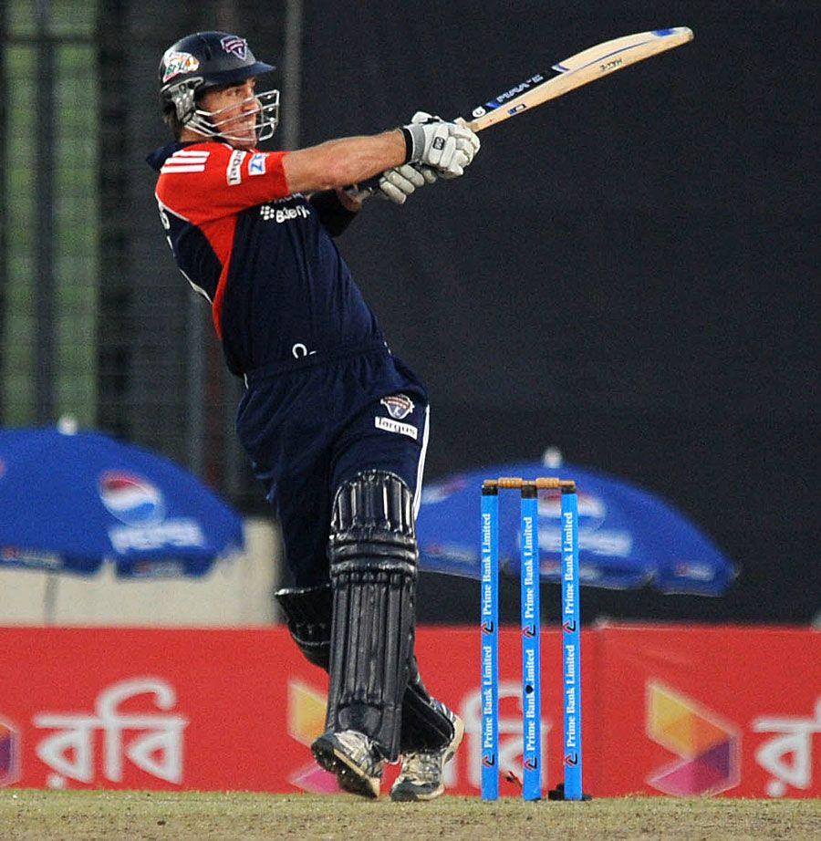 Cameron Borgas pulls during his 48 | ESPNcricinfo.com