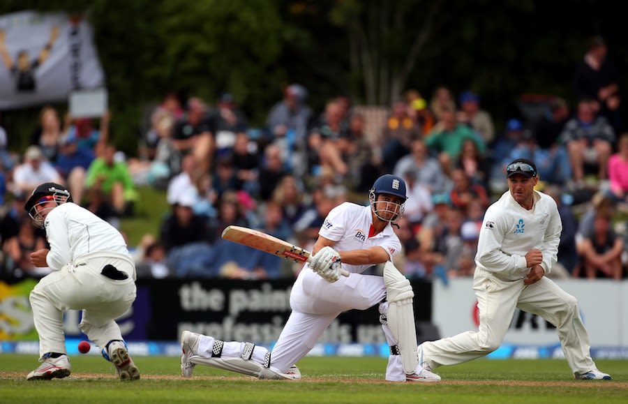 Alastair Cook sweeps through the on side | ESPNcricinfo.com