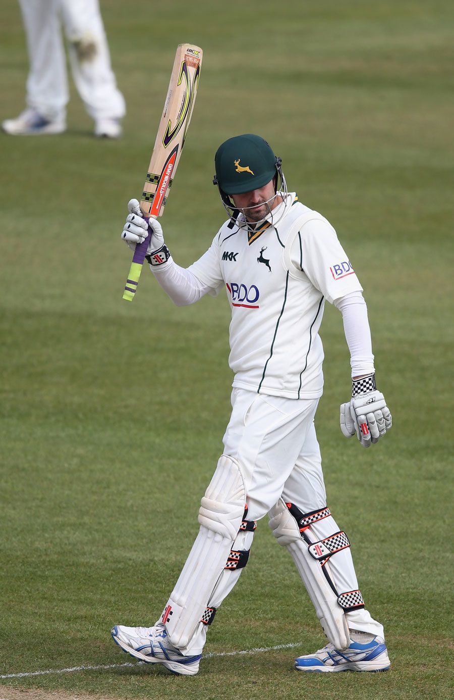 Ed Cowan raises his bat after reaching his half-century | ESPNcricinfo.com