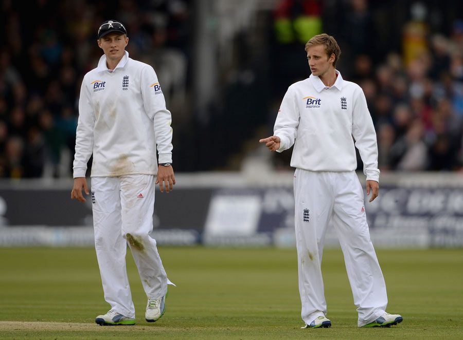 Joe Root and twelfth man Billy Root in the field | ESPNcricinfo.com