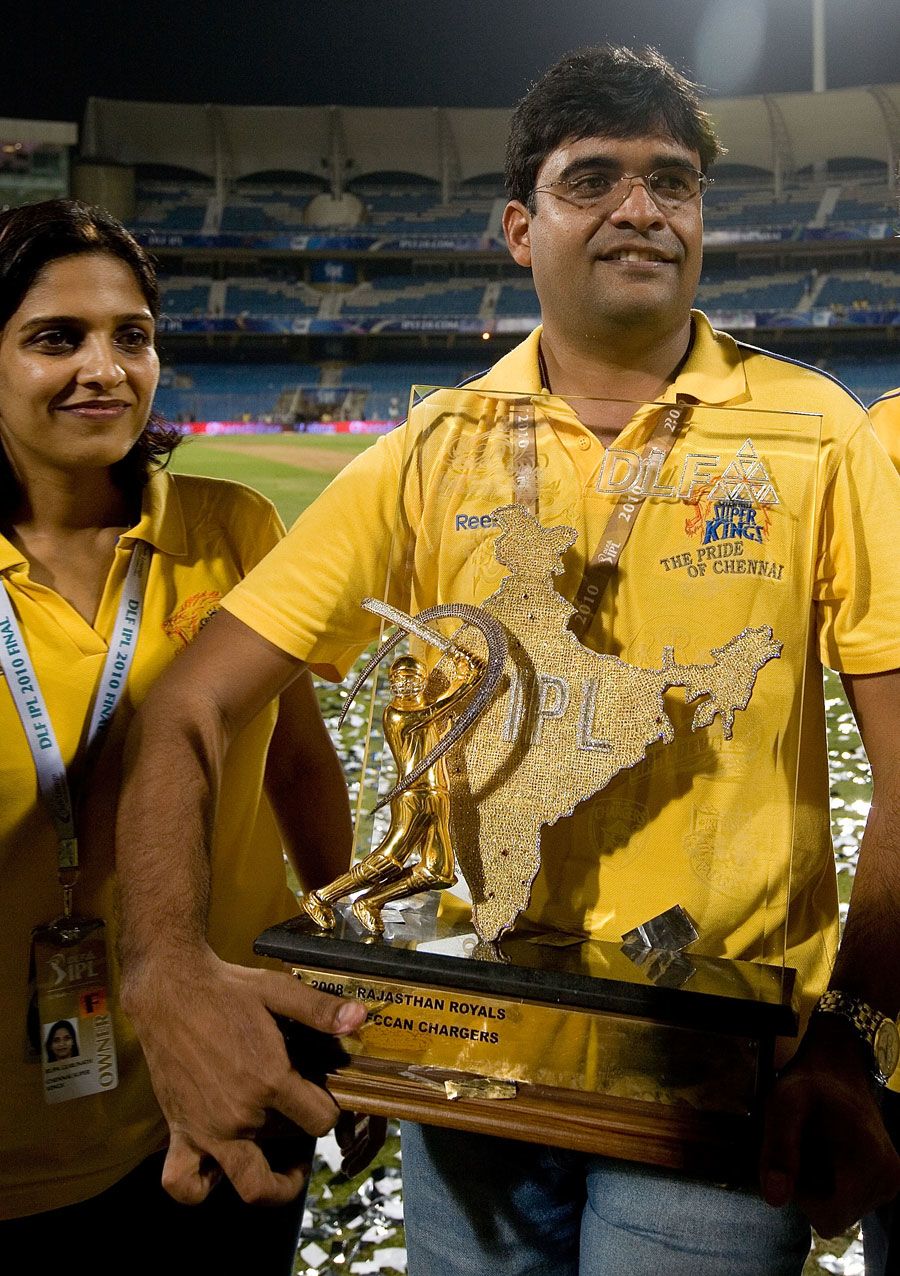 Team principal and CEO, Chennai Super Kings, Gurunath Meiyappan with ...