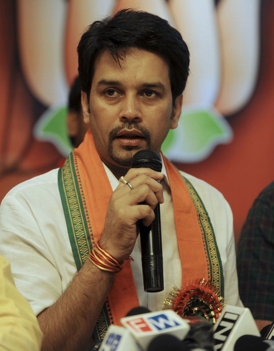 Himachal Pradesh Cricket Association president and BJP leader Anurag ...