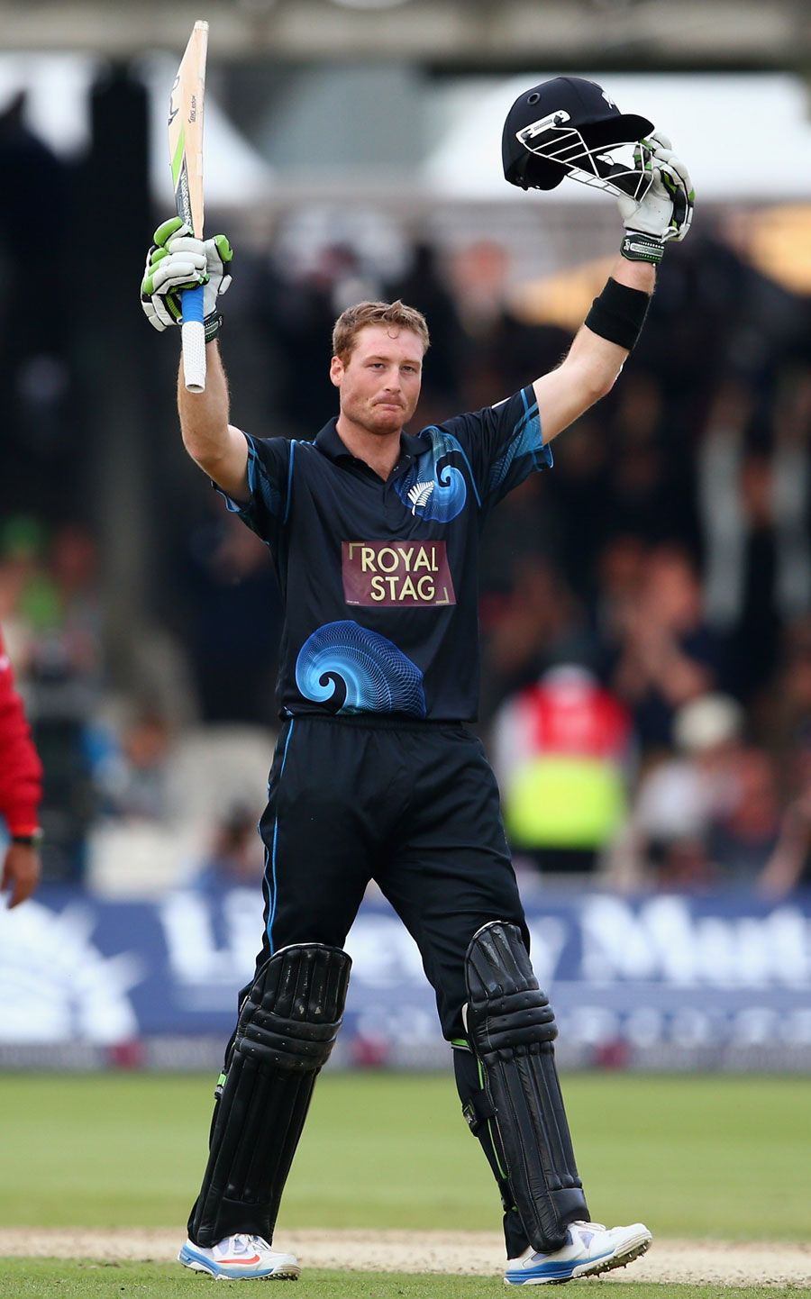 Martin Guptill hit the winning runs and also reached his century ...