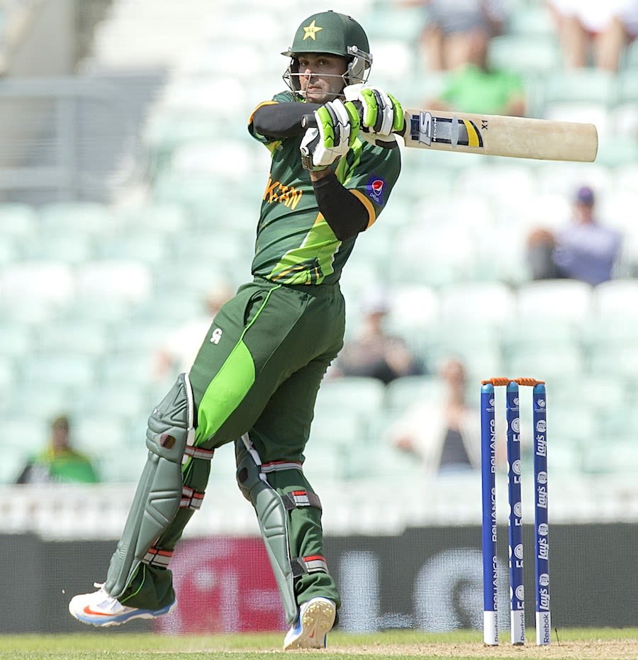 Mohammad Hafeez pulls one fine on the leg side | ESPNcricinfo.com