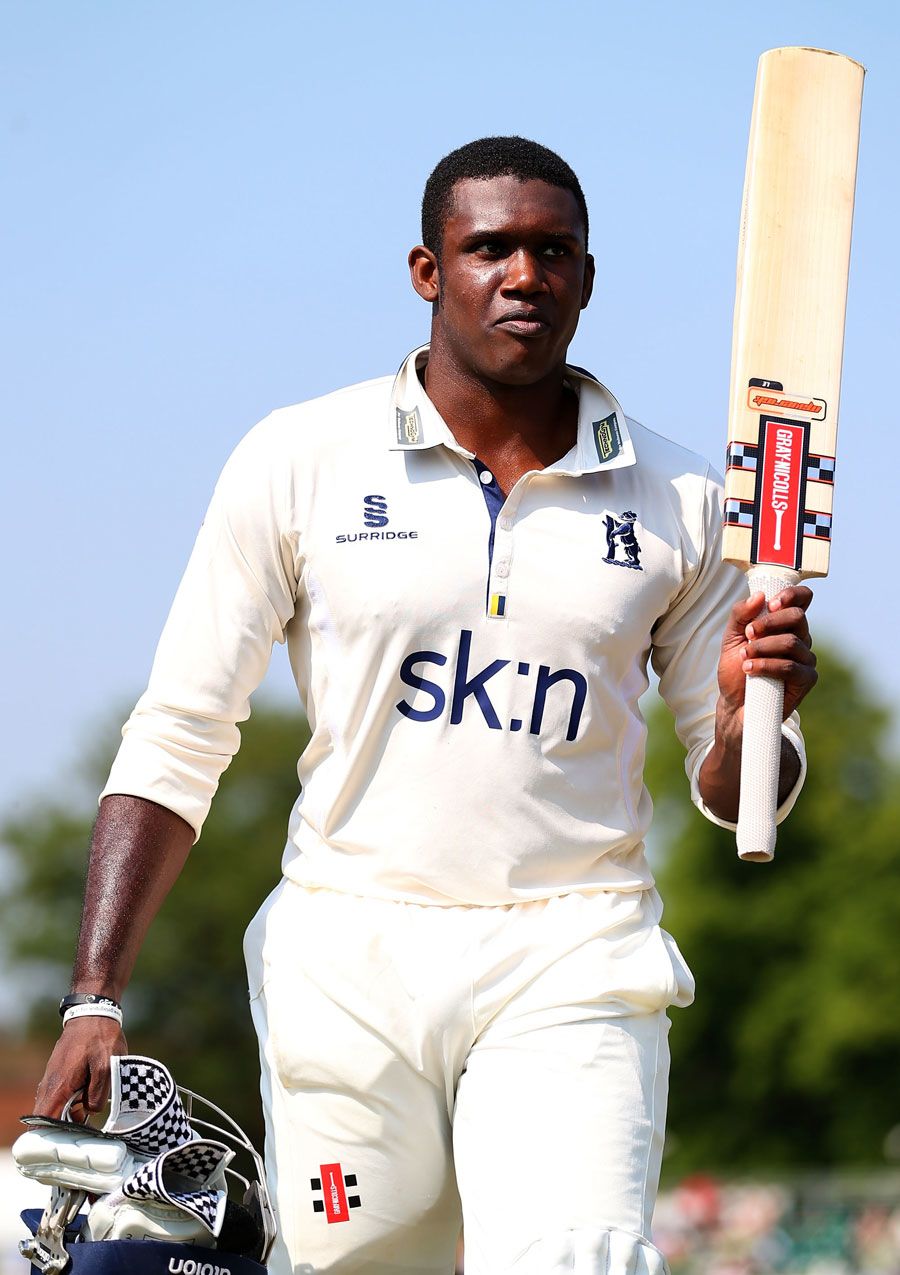 Keith Barker acknowledges the crowd after making his highest first ...