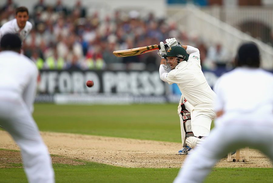 Ed Cowan edged his first ball into the slips | ESPNcricinfo.com Ed Cowan edged his first ball into the slips | ESPNcricinfo.com