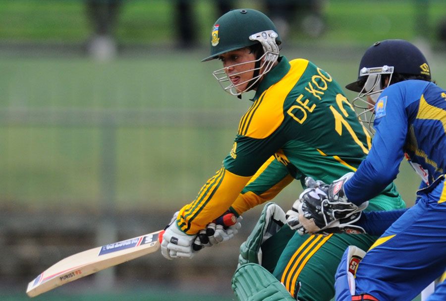 Quinton de Kock tries to play a cut shot | ESPNcricinfo.com