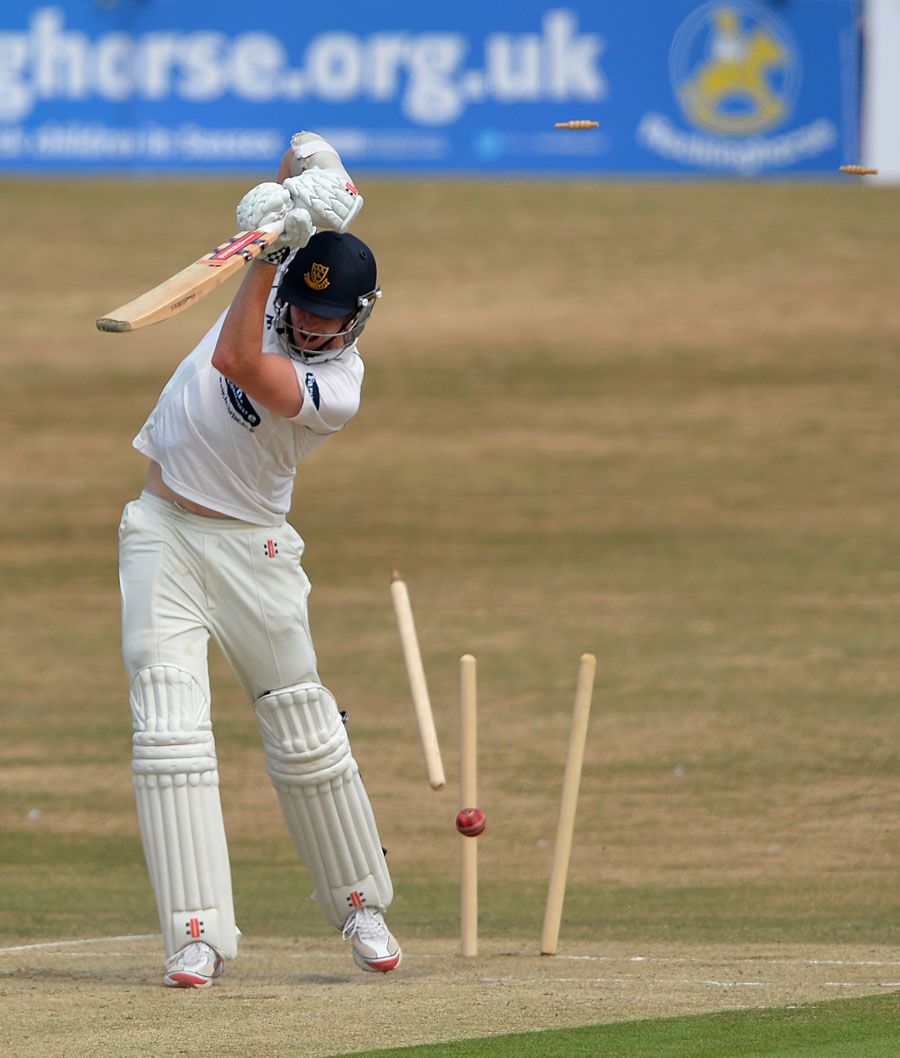 Luke Wells lost his middle stump to Jackson Bird | ESPNcricinfo.com