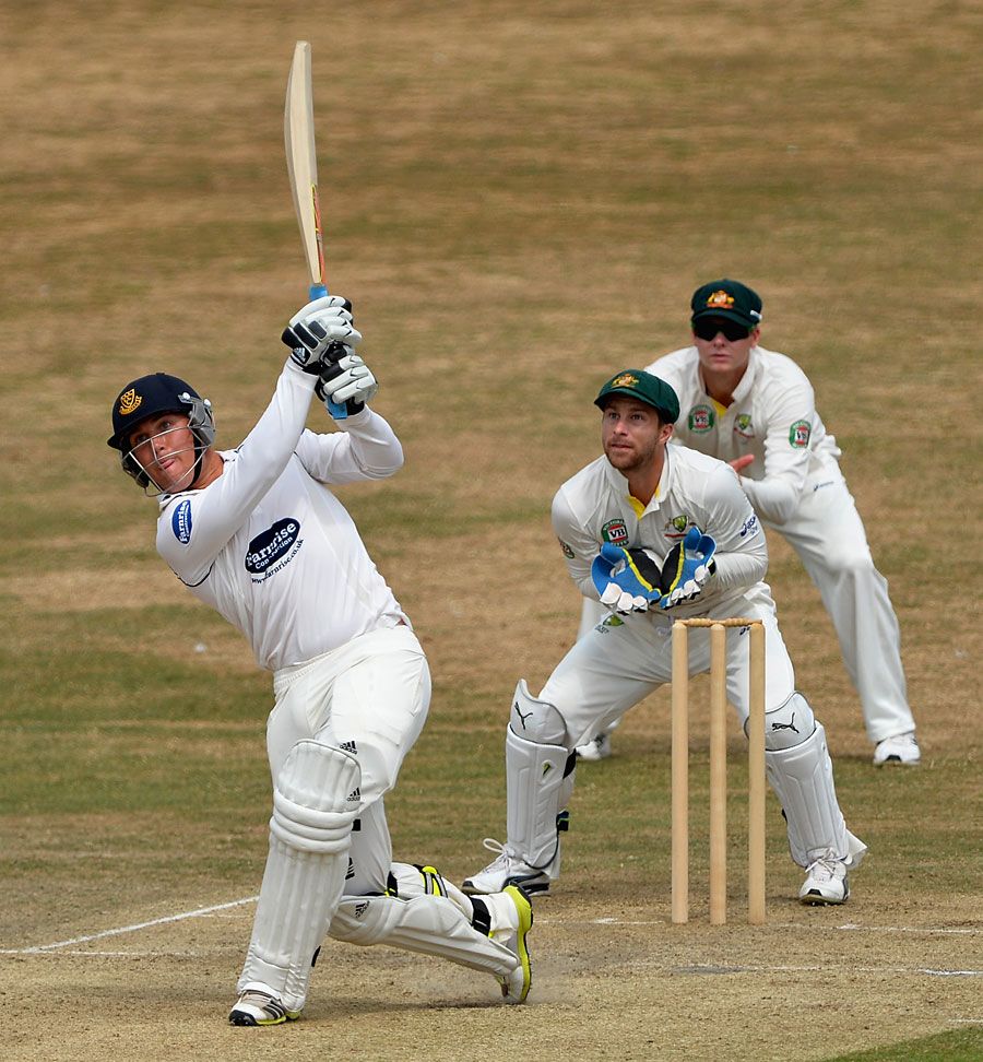 Rory Hamilton-Brown lofts down the ground | ESPNcricinfo.com