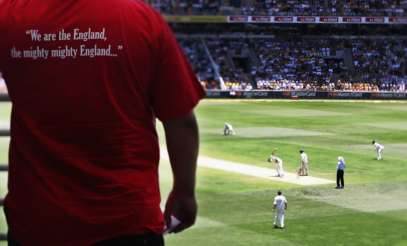 An England fan watches the action on day one | ESPNcricinfo.com