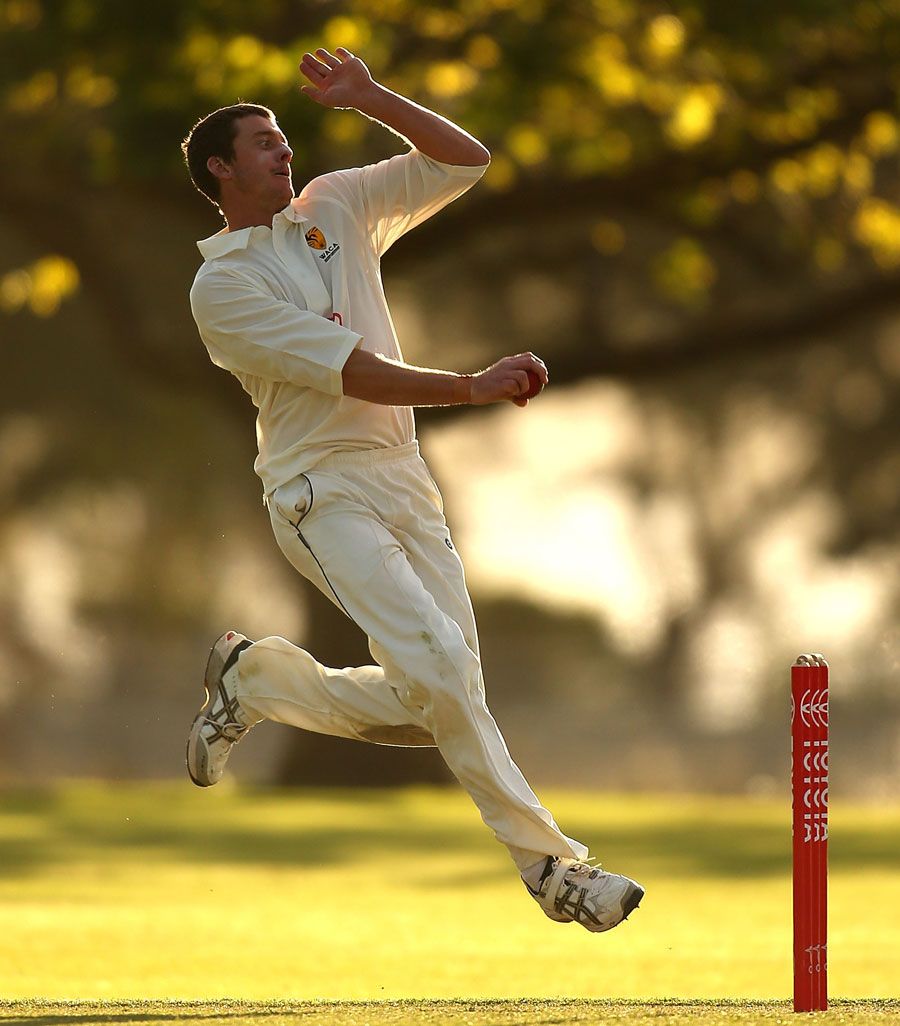 Hayden Parsons in his bowling stride | ESPNcricinfo.com