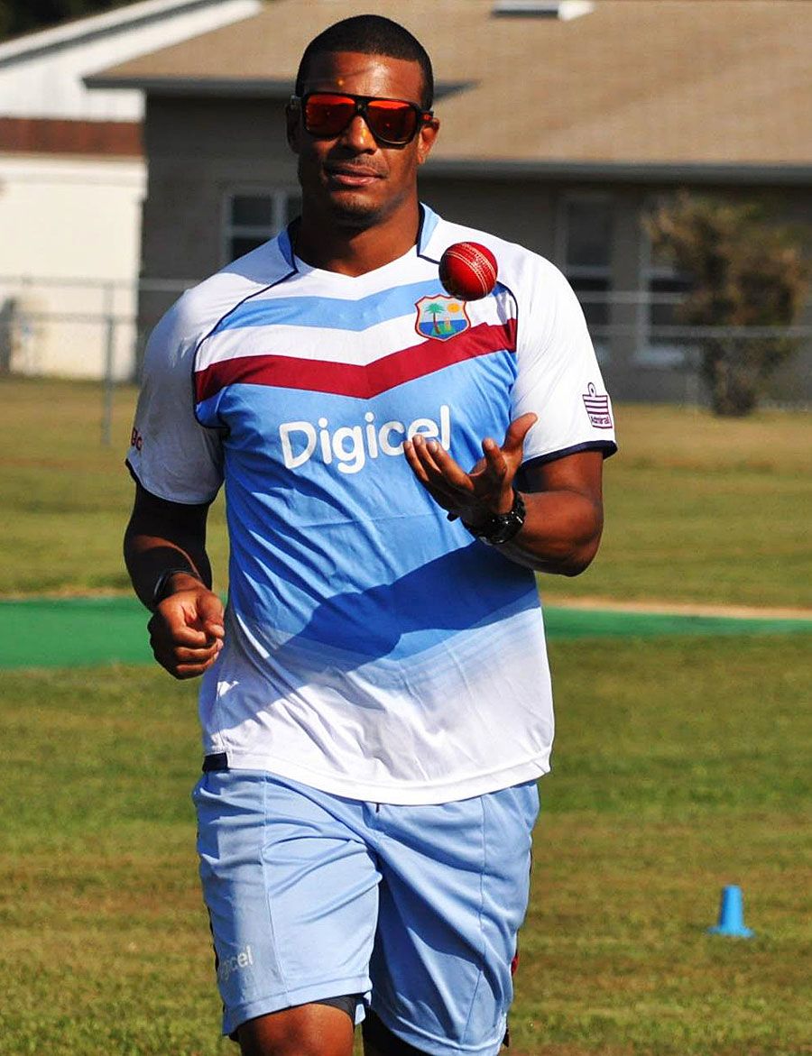 Shannon Gabriel during a practice session | ESPNcricinfo.com