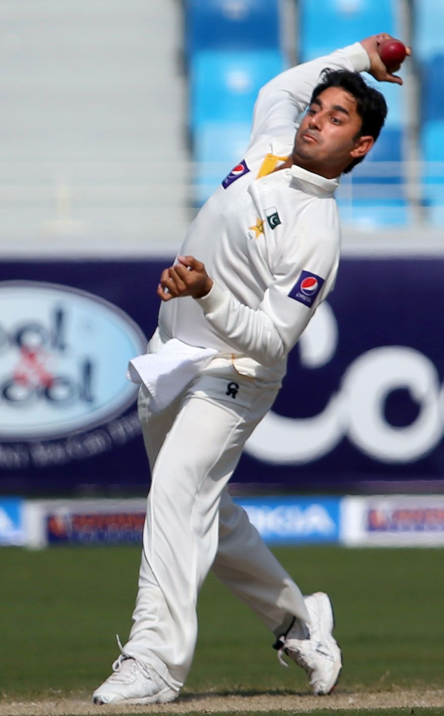 Saeed Ajmal in his delivery stride | ESPNcricinfo.com