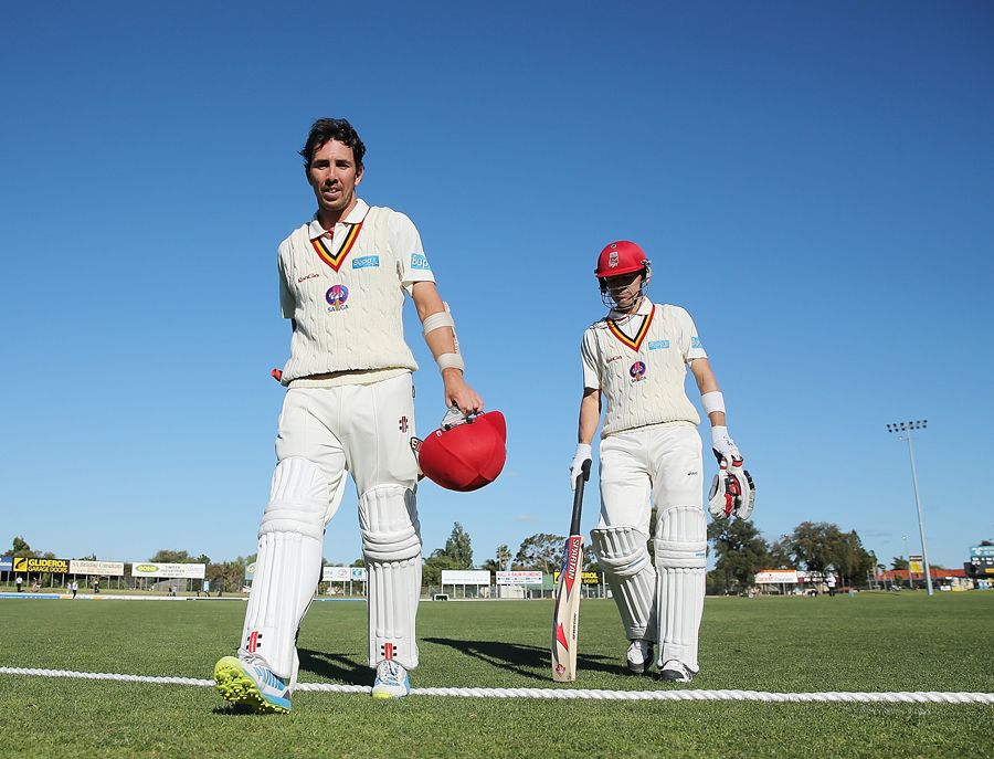 Tom Cooper and Johan Botha were involved in an unbroken 193-run stand ...
