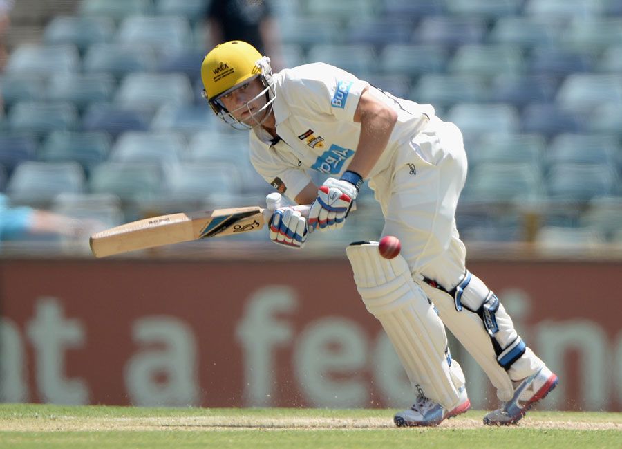 Tom Triffitt plays down the leg side | ESPNcricinfo.com