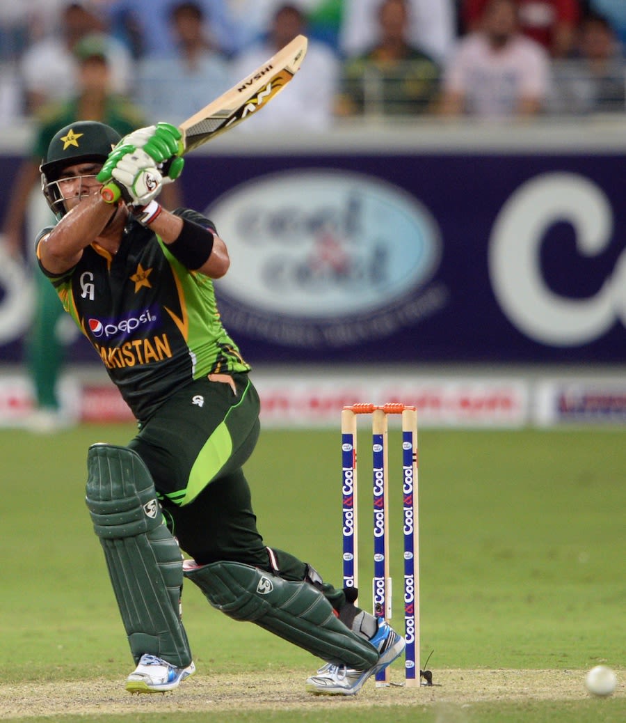 Umar Akmal attacks on the leg side | ESPNcricinfo.com