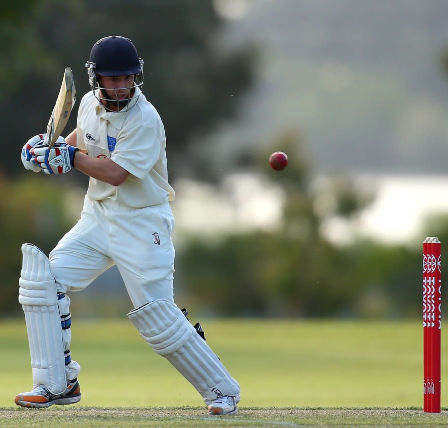 Jake Doran pushes one to the off side | ESPNcricinfo.com