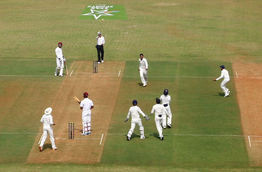 The umpire sends Kieran Powell on his way | ESPNcricinfo.com