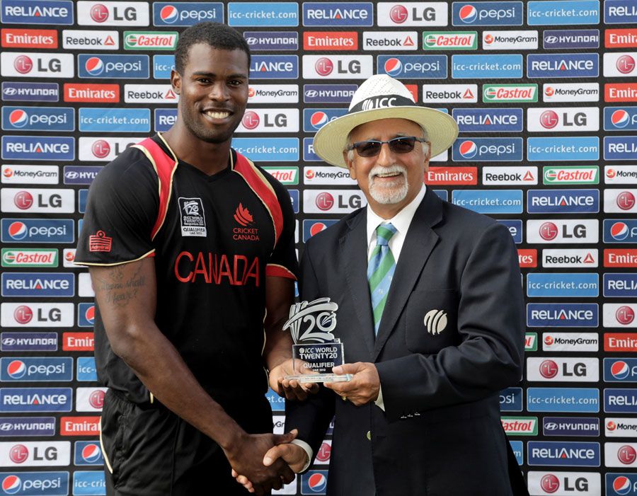 Jeremy Gordon receives the Man-of-the-Match award | ESPNcricinfo.com