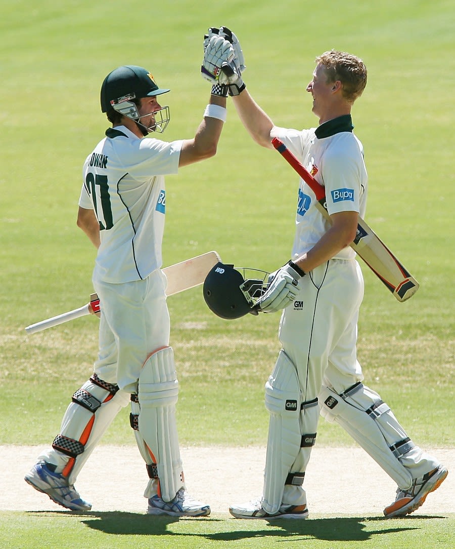 Ed Cowan and Jordan Silk both scored centuries | ESPNcricinfo.com Ed Cowan and Jordan Silk both scored centuries | ESPNcricinfo.com