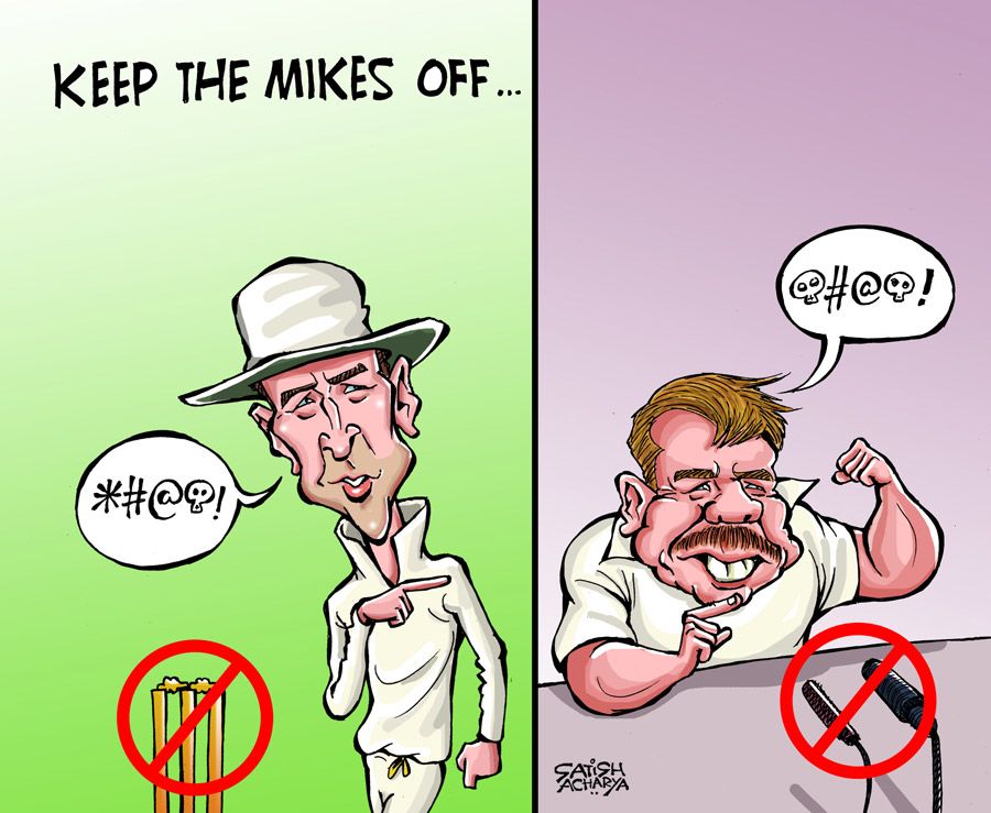 Cartoon: Turn off the mikes | ESPNcricinfo.com